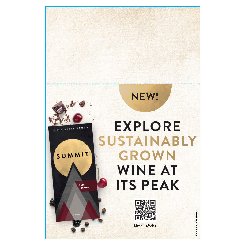Summit Shelf Talker - Red Blend - Ready To Print