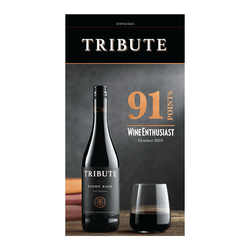 Tribute 91 Point Case Talker - Pinot Noir - Ready To Print