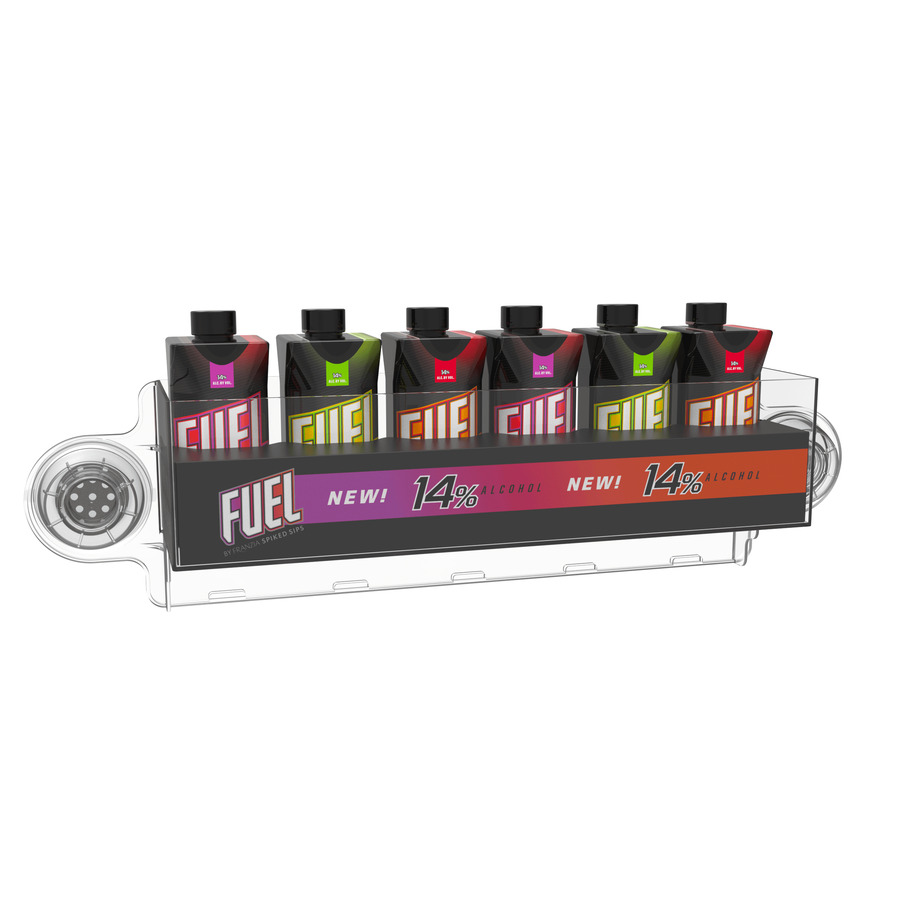 Franzia Fuel Tetra Divider Bin Display - Ready To Print