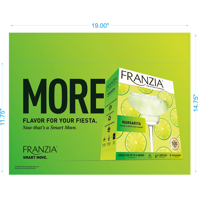 Franzia Smart Move Case Talker - Margarita - Ready To Print