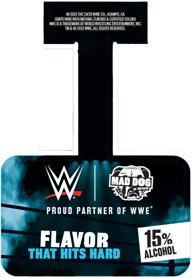 Mad Dog WWE Shelf Wobbler - Ready To Print