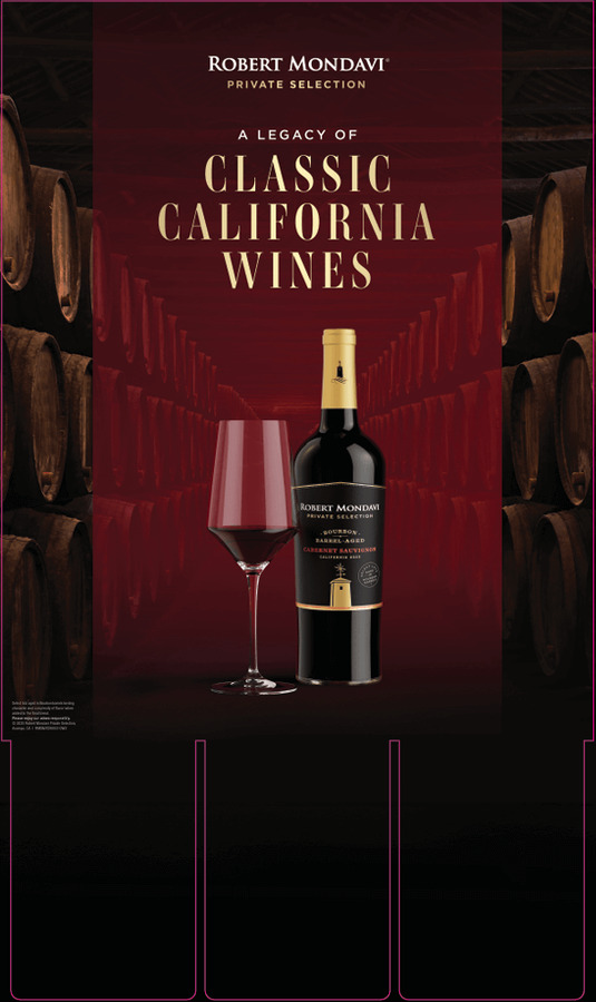 Robert Mondavi Private Selection Flow Case Card - Bourbon Barrel Cab ...