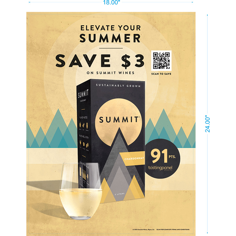 Summit Summer Savings Poster - Chardonnay - Ready To Print
